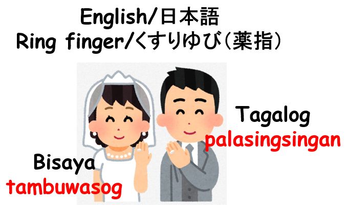 ビサヤ/セブアノ語 イラストで単語学習！【体の部位編】#2 手 英語/タガログ語/日本語併記 - 2nd life